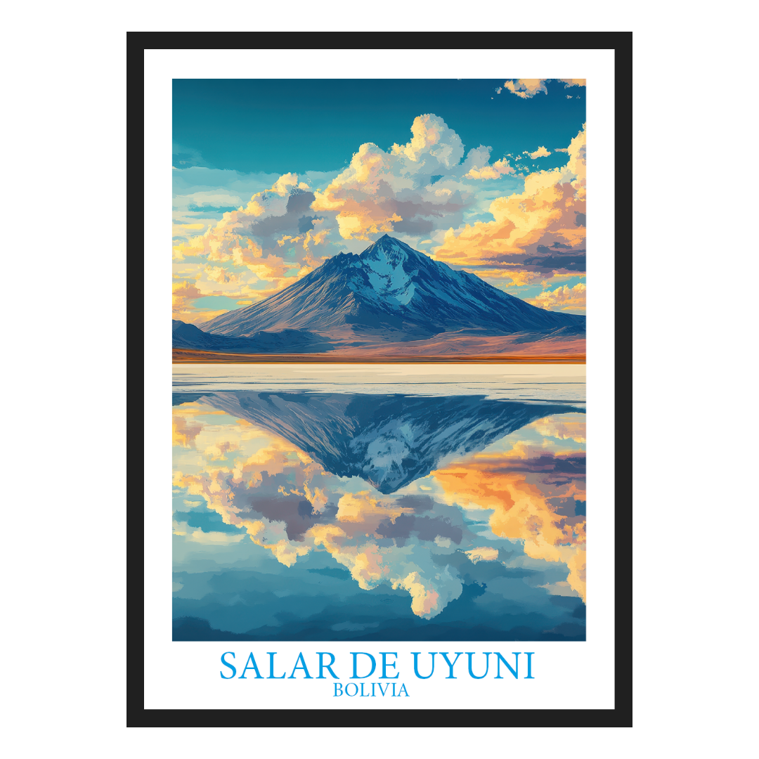 Plakat Salar de Uyuni Boliwia | Solne Lustro 5 - Świat Plakatów